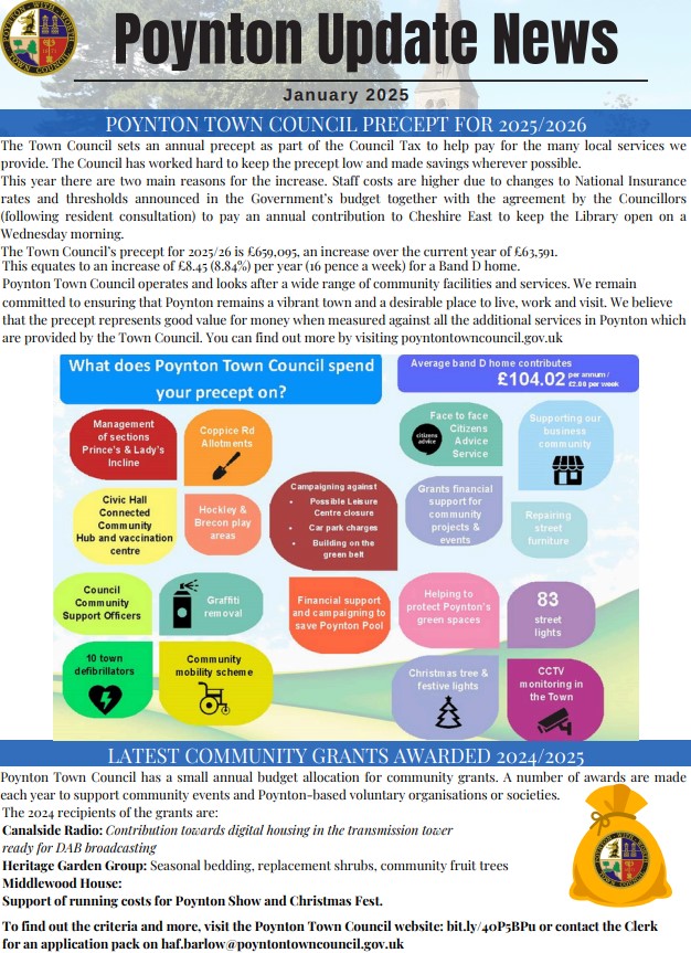 News - Poynton Town Council